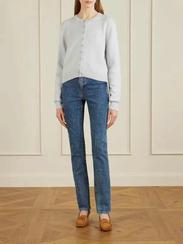 Khaite Daria High-rise Slim-leg Jeans