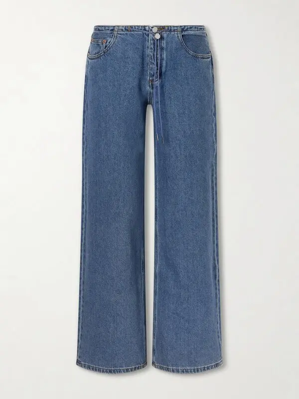 Still Here Wide-leg Jeans - Blue