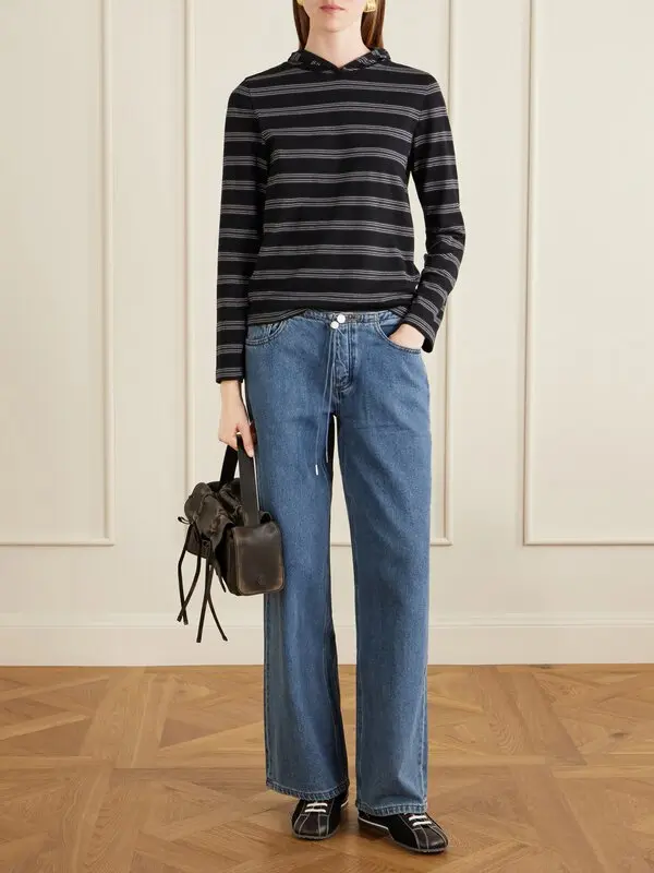 Still Here Wide-leg Jeans - Blue