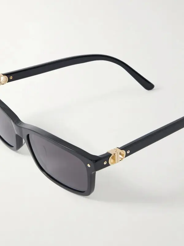 Dior Petit Cd S1i Rectangular Sunglasses - Black
