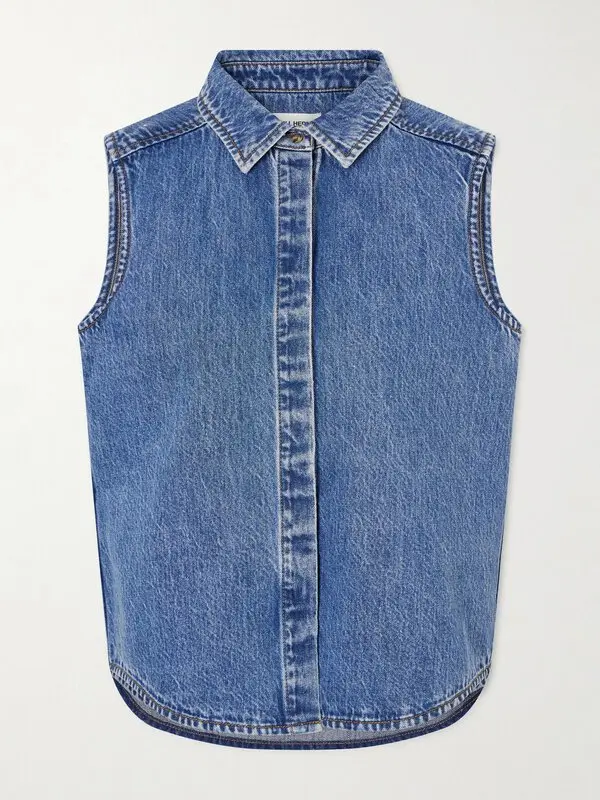Still Here Emma Denim Shirt - Blue