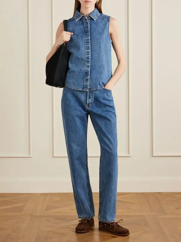 Still Here Emma Denim Shirt - Blue