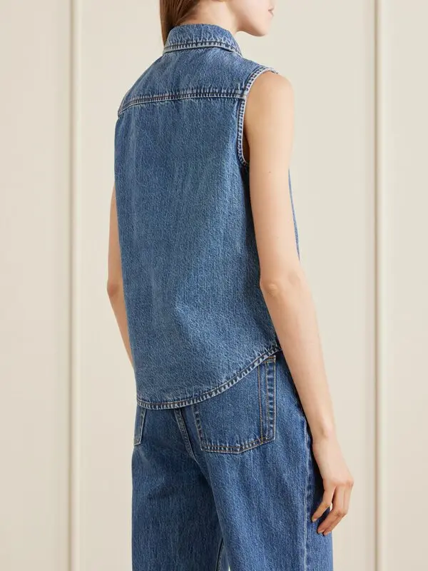 Still Here Emma Denim Shirt - Blue