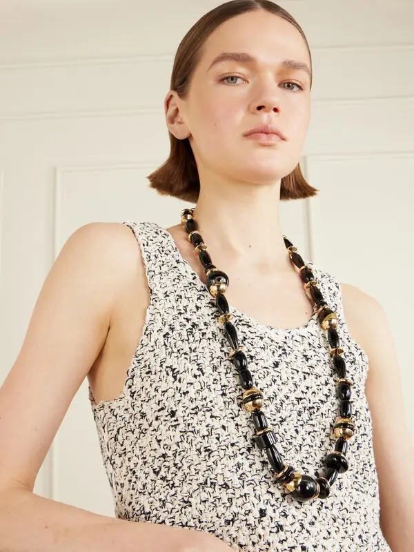 JULIETTA Ada Gold-tone Beaded Necklace