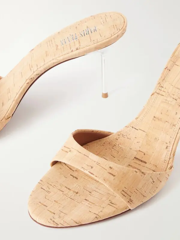 Paris Texas Lidia 70 Cork Mules