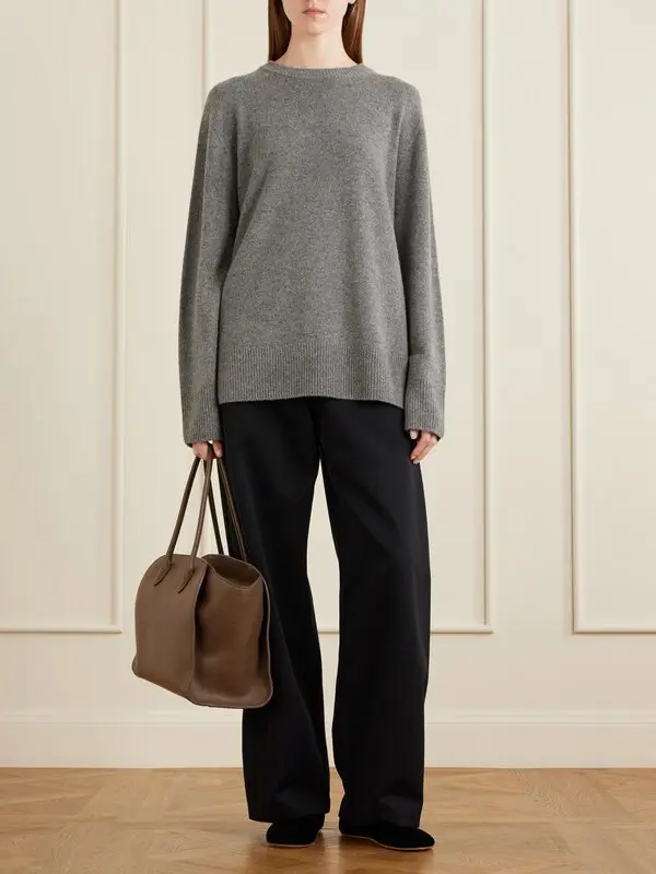 THE ROW Marlo 14 Leather Tote - Brown