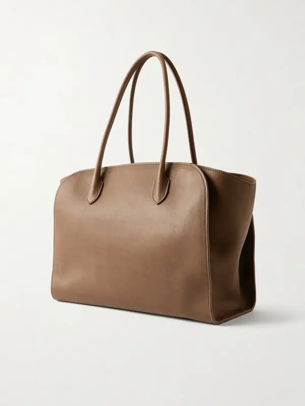 THE ROW Marlo 14 Leather Tote - Brown