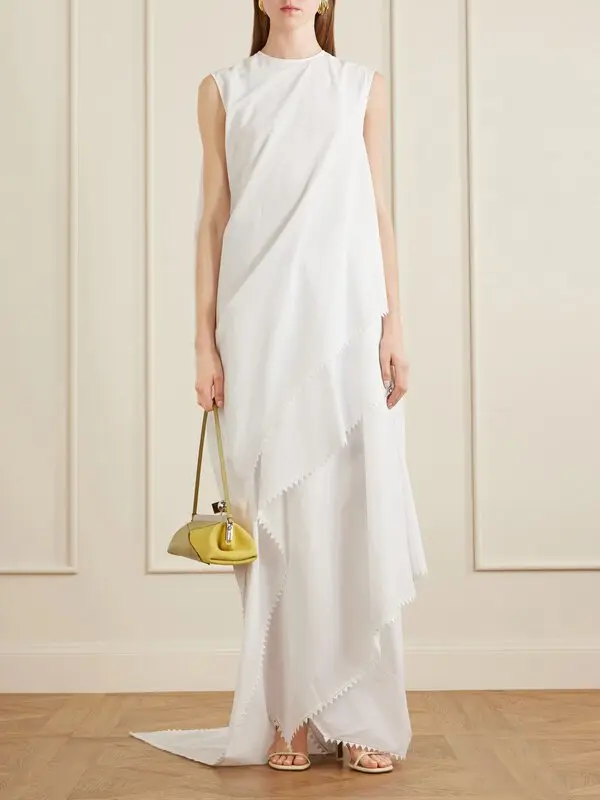 Jacquemus Salon Mais Suede And Patent-leather Clutch