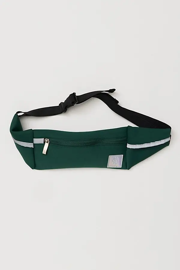 Free People Reflective Runner Belt Bag - Evergreen