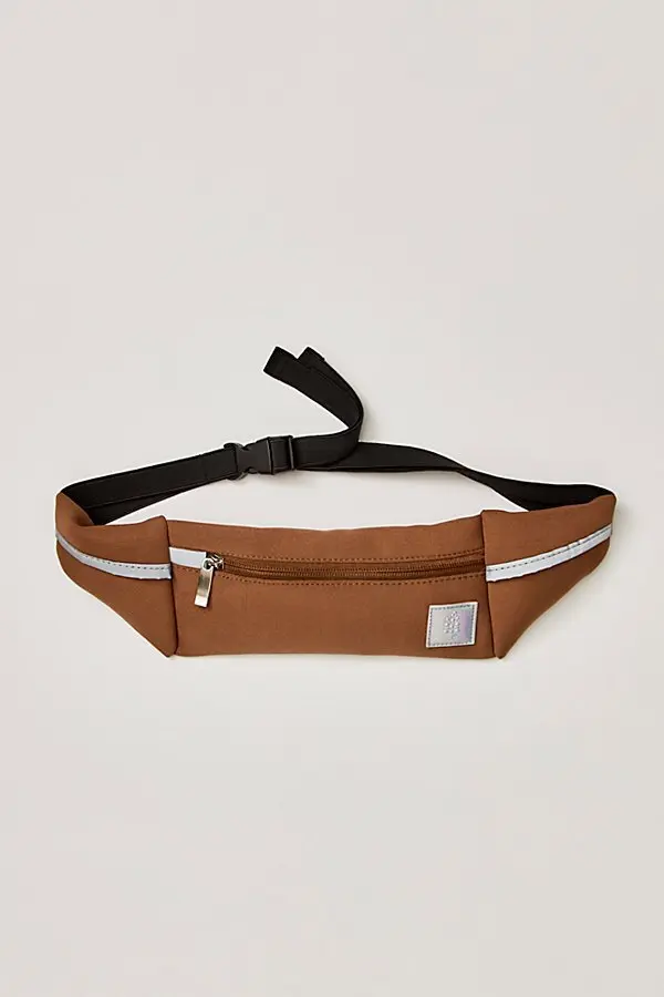 Free People Reflective Runner Belt Bag - Sandy