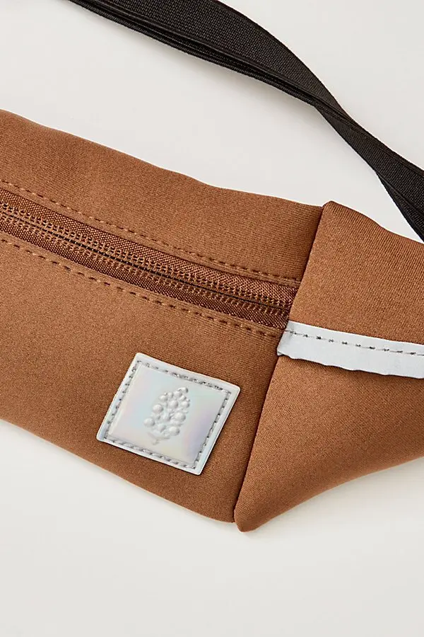 Free People Reflective Runner Belt Bag - Sandy