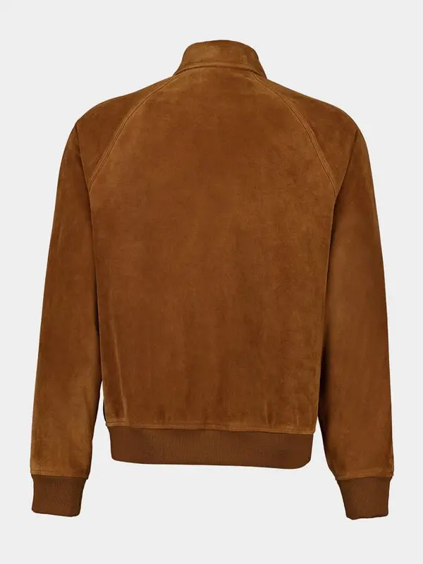 Valentino Garavani Suede Button-up Jacket