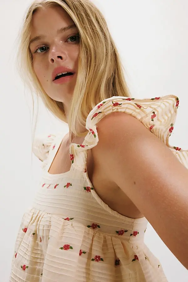 knee length dresses for ladies For Love & Lemons Prato Mini Dress main image 0