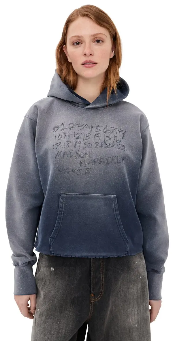 MAISON MARGIELA Embroidered Sweatshirt - Cobalt