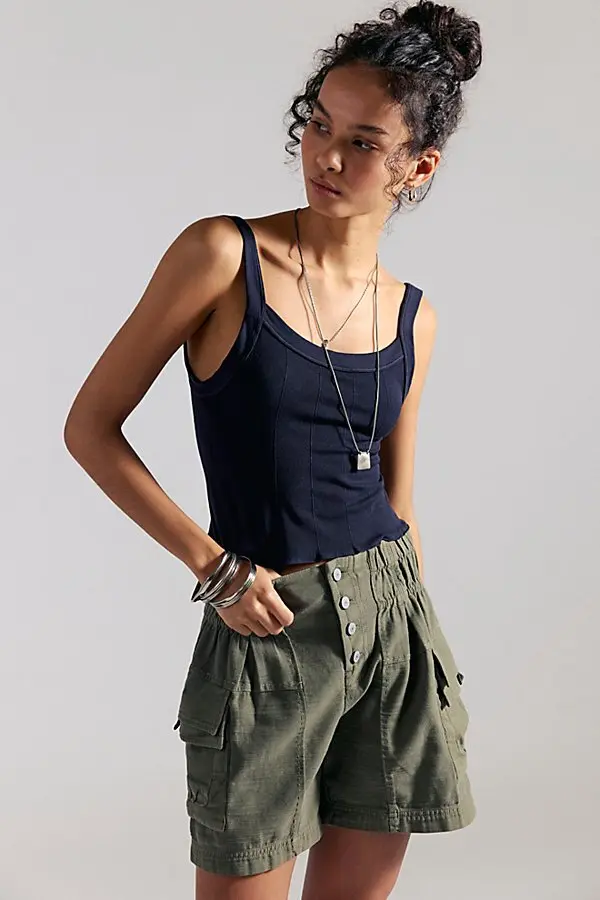 Free People We The Free Wallflower Cargo Shorts