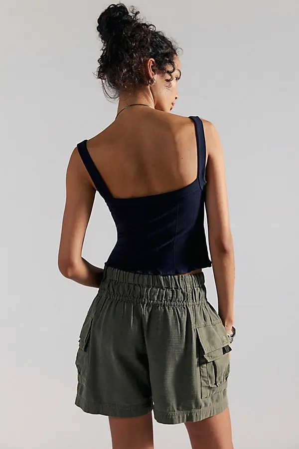 Free People We The Free Wallflower Cargo Shorts