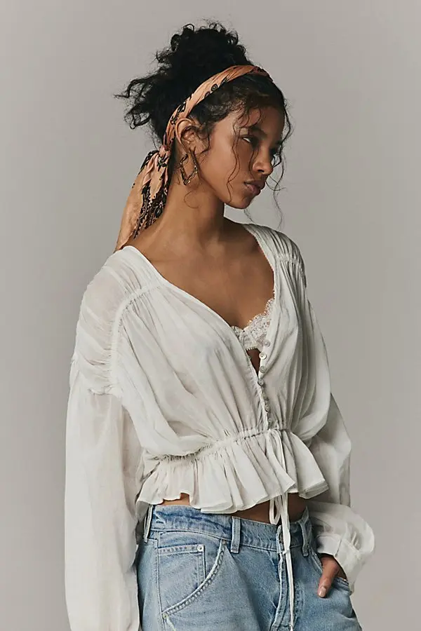 Free People Forget Me Knot Top - Sugar Swizzle