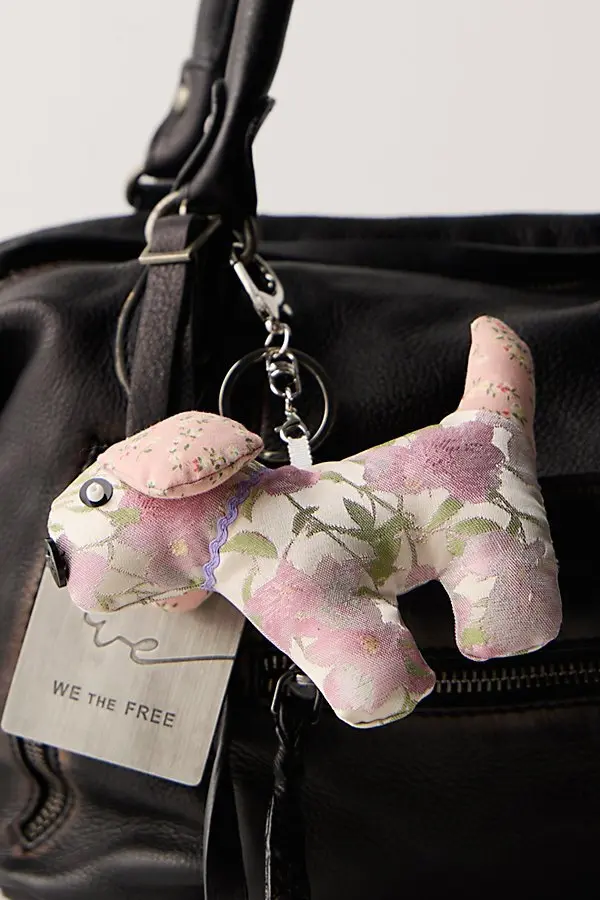 Anna Sui Animal Bag Charm - Dog - Blush