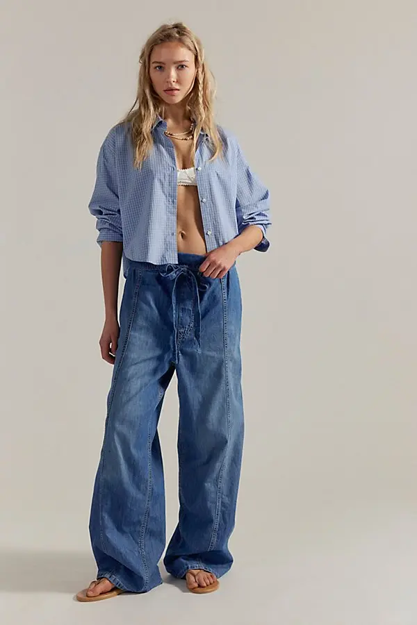 Free People On The Dock Fisherman Pull-on Jeans