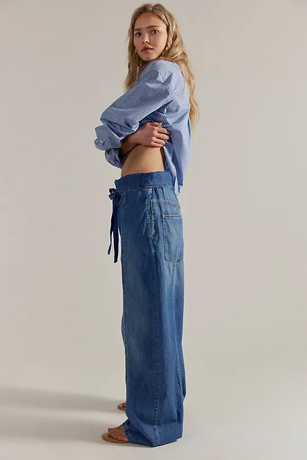 Free People On The Dock Fisherman Pull-on Jeans
