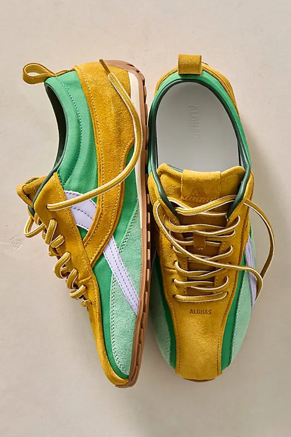 ALOHAS Nylon Low-top Sneakers - Green