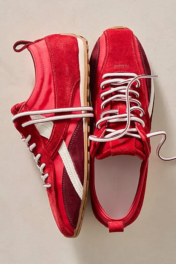 ALOHAS Nylon Low-top Sneakers - Red