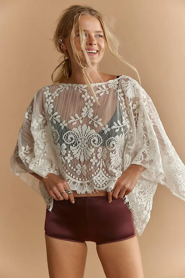Free People Slip Shorts - Shiraz