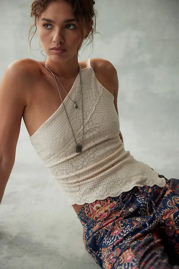 Free People Clover One-shoulder Top