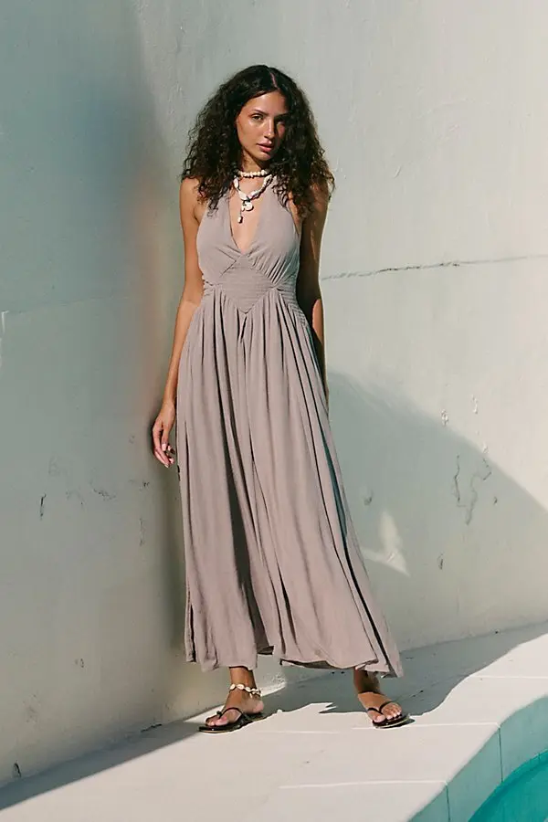 Free People Heavenly Maxi Dress - Satellite Sky