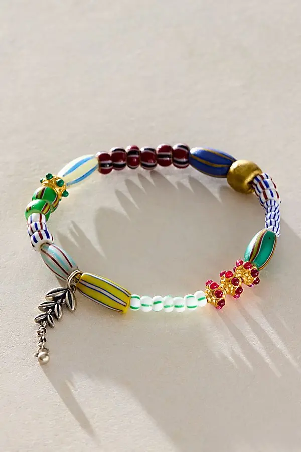 MEREDITH WATERSTRAAT Tassel Beaded Bracelet - Multicolor