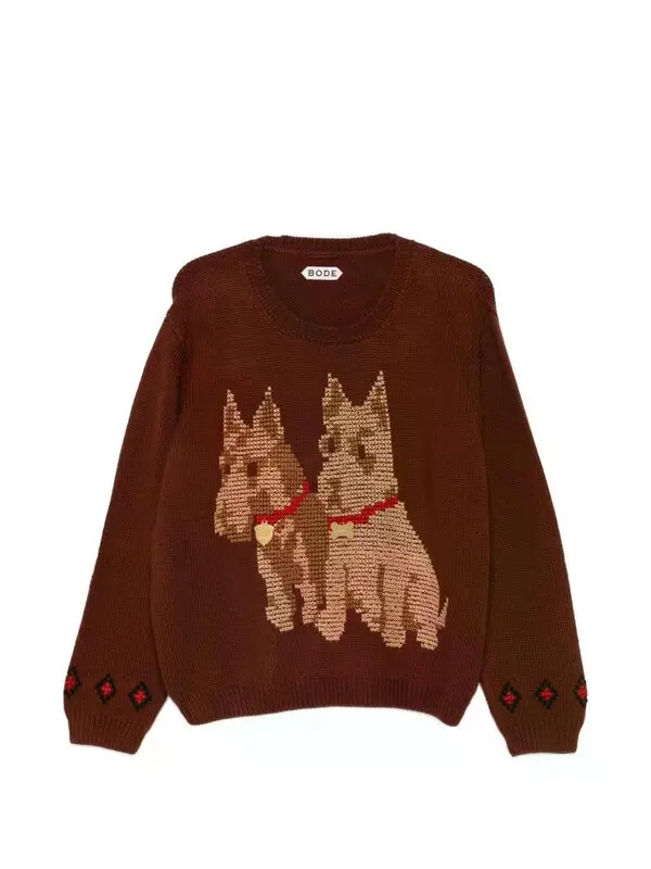 BODE Long Sleeve Dog Sweater