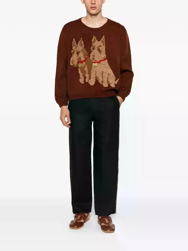BODE Long Sleeve Dog Sweater