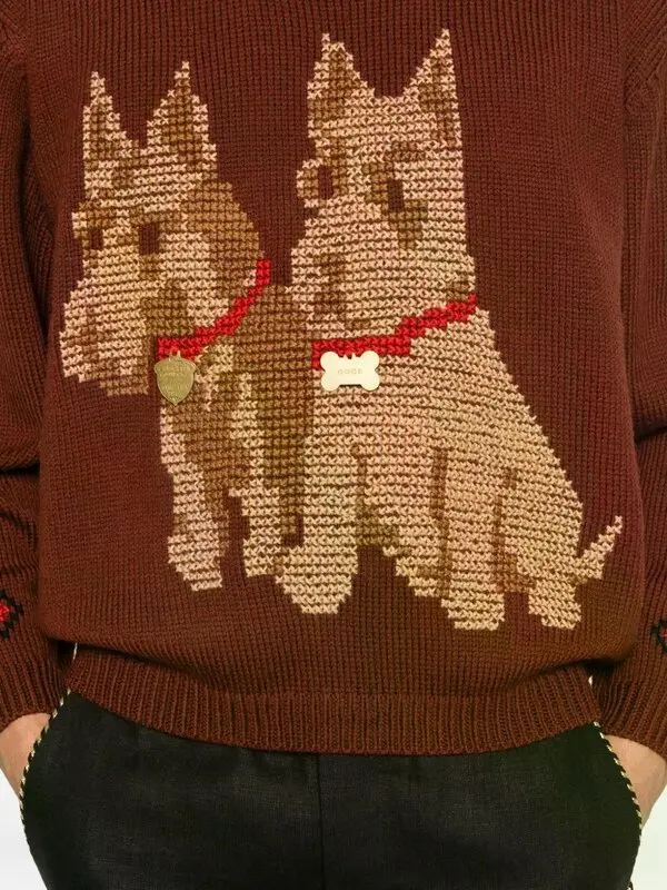 BODE Long Sleeve Dog Sweater