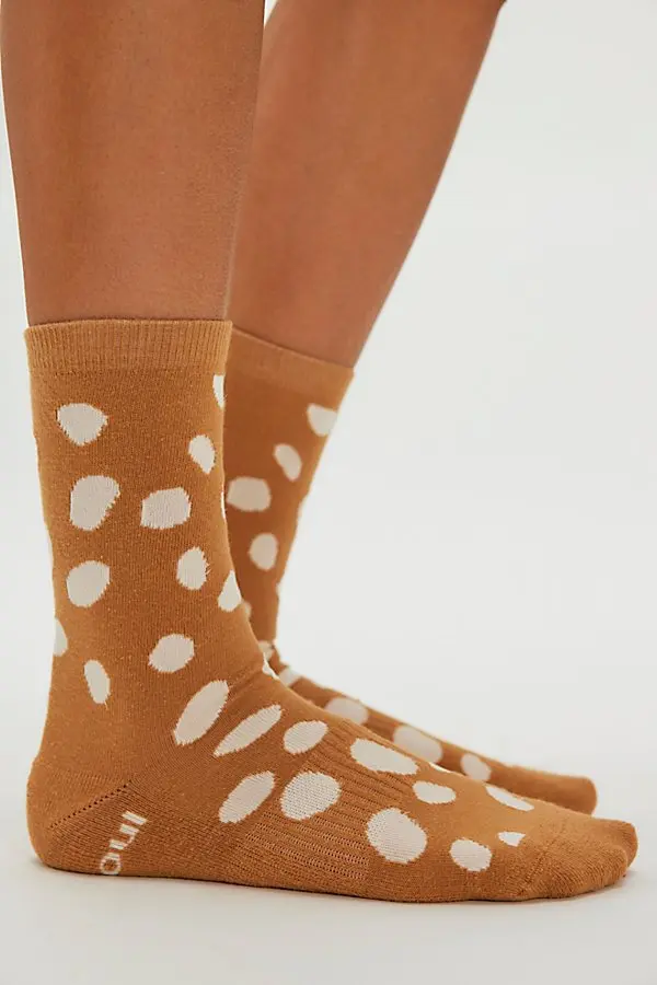 DOUBLESOUL Print Mid-calf Socks