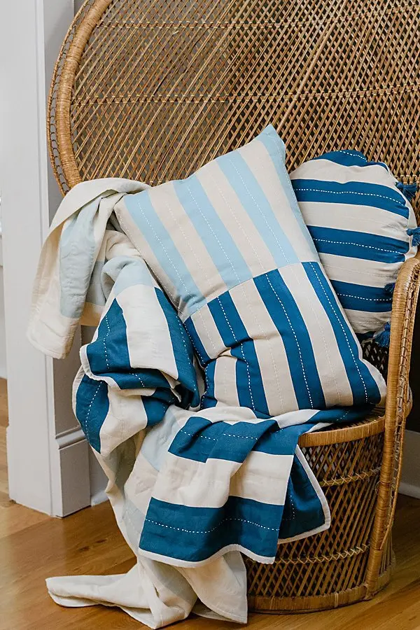 ANCHAL Shift Lumbar Pillow - Cobalt