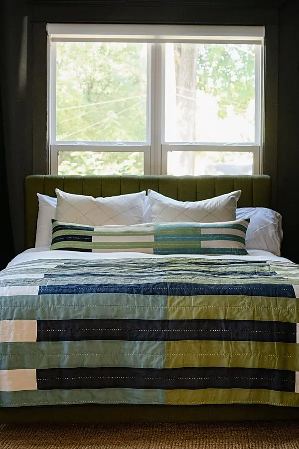 ANCHAL Offset Pillow - Spruce