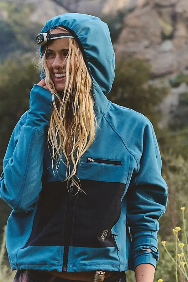 Free People Tree Hugger Water-resistant Fleece Jacket