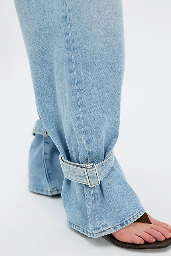 AGOLDE Cinched Hem Taper Jeans