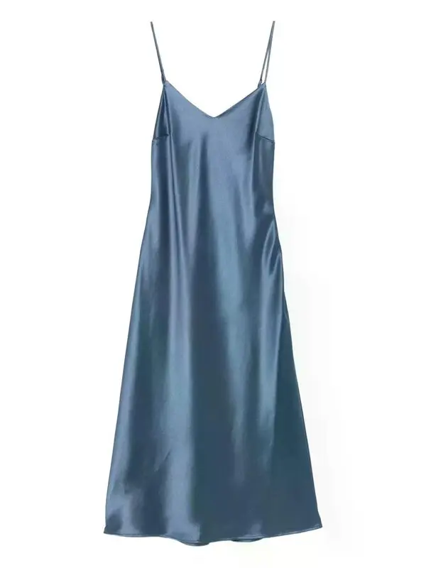 Cynthia Rowley Satin Dress - Blue