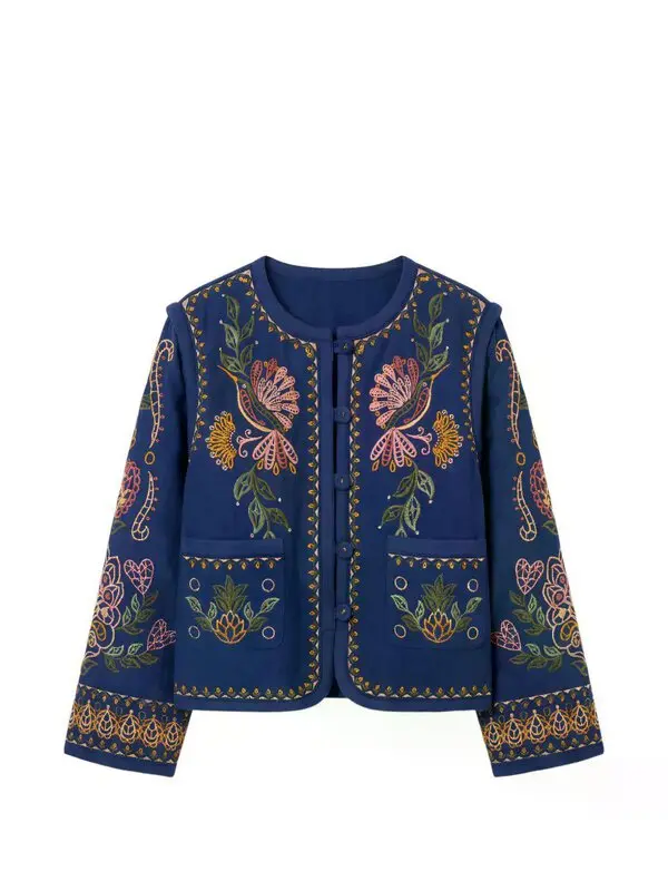 Farm Rio Embroidered Jacket