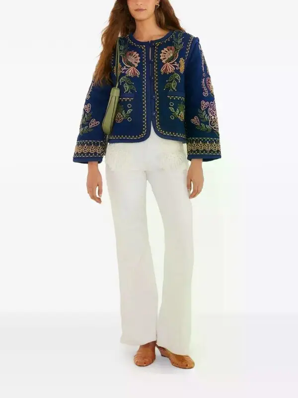 Farm Rio Embroidered Jacket