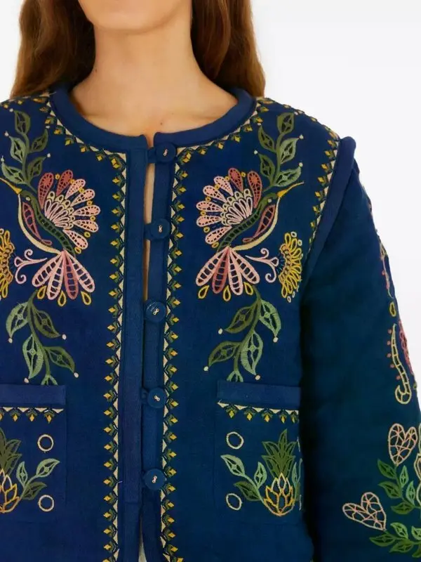 Farm Rio Embroidered Jacket