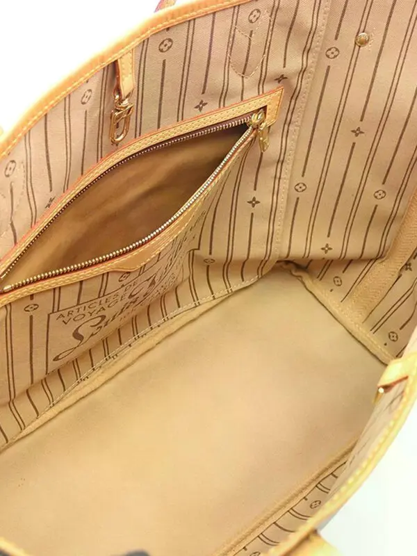LOUIS VUITTON 2008 Monogram Neverfull Mm Tote Bag - Brown