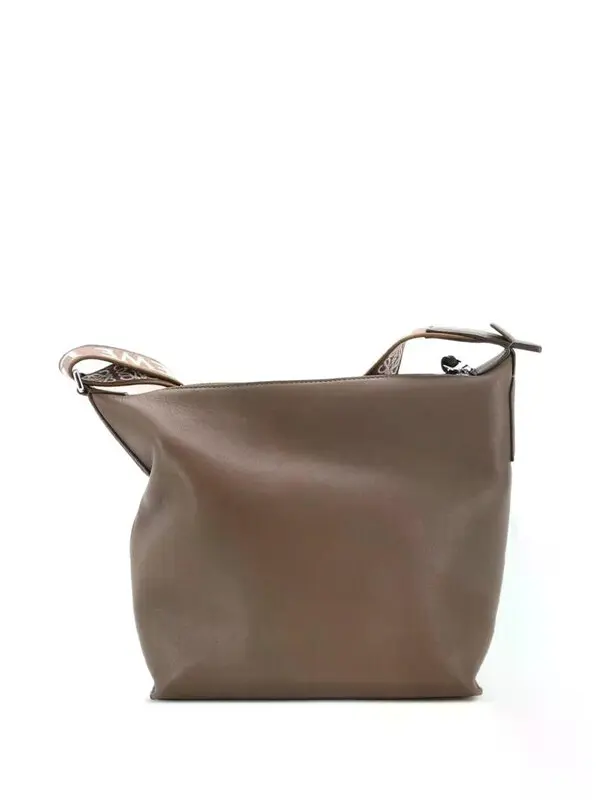 Loewe Cubi Small Leather Crossbody Bag - Green