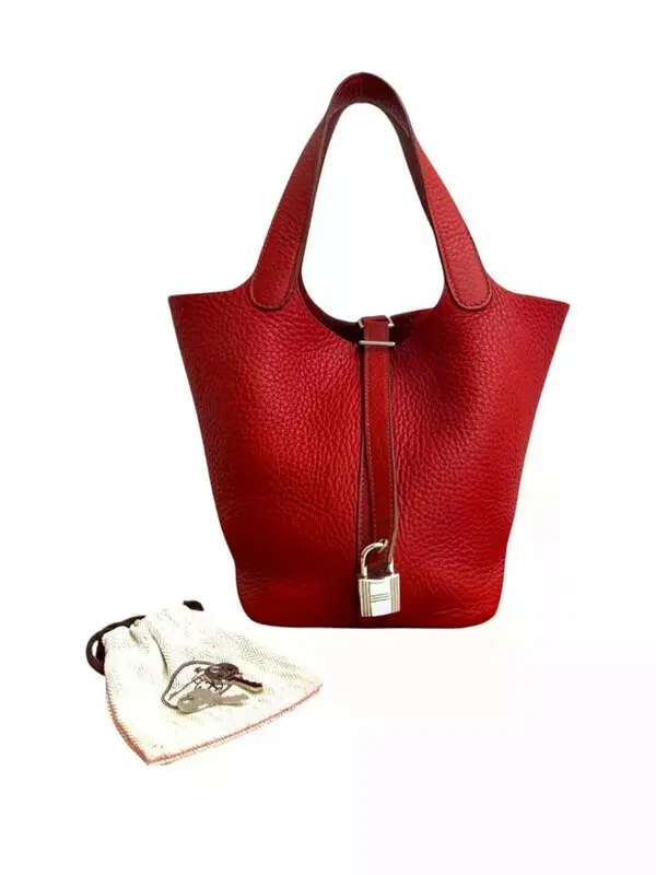 Hermès 2009 Picotin Lock 18 Handbag - Red