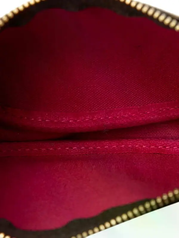 LOUIS VUITTON 2020 Monogram Vivienne Christmas Roller Coaster Mini Pochette Accessoires Handbag
