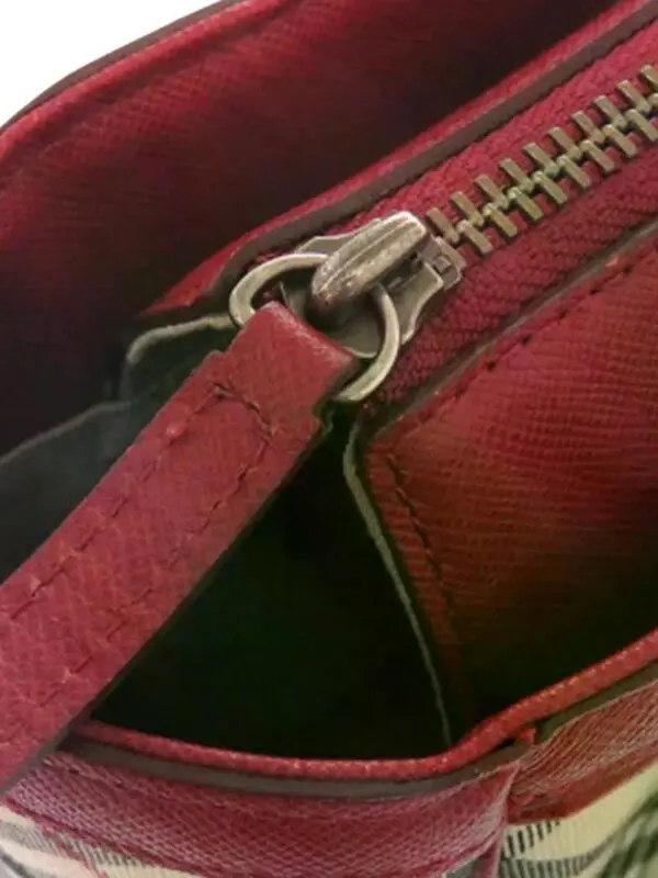 Burberry Nova Check Canvas Handbag