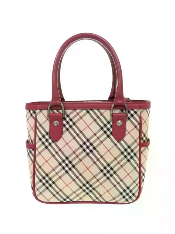 Burberry Nova Check Canvas Handbag