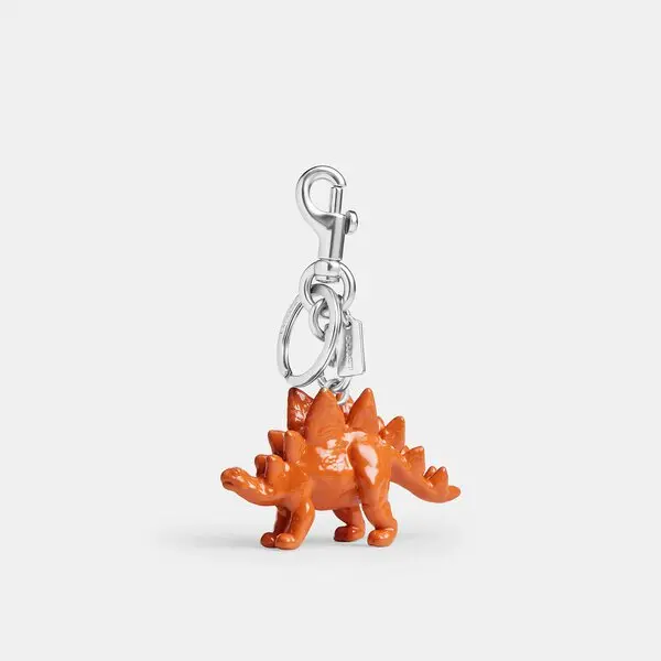 COACH Stegosaurus Bag Charm - Silver