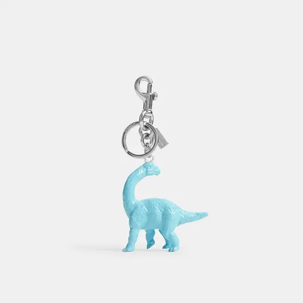 COACH Dinosaur Bag Charm - Silver